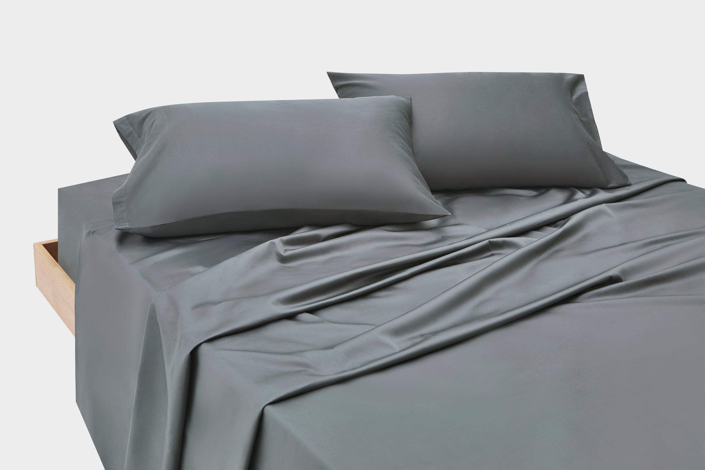 100% Organic Cotton Sheet Set, 300TC,No Fade, No Shrink