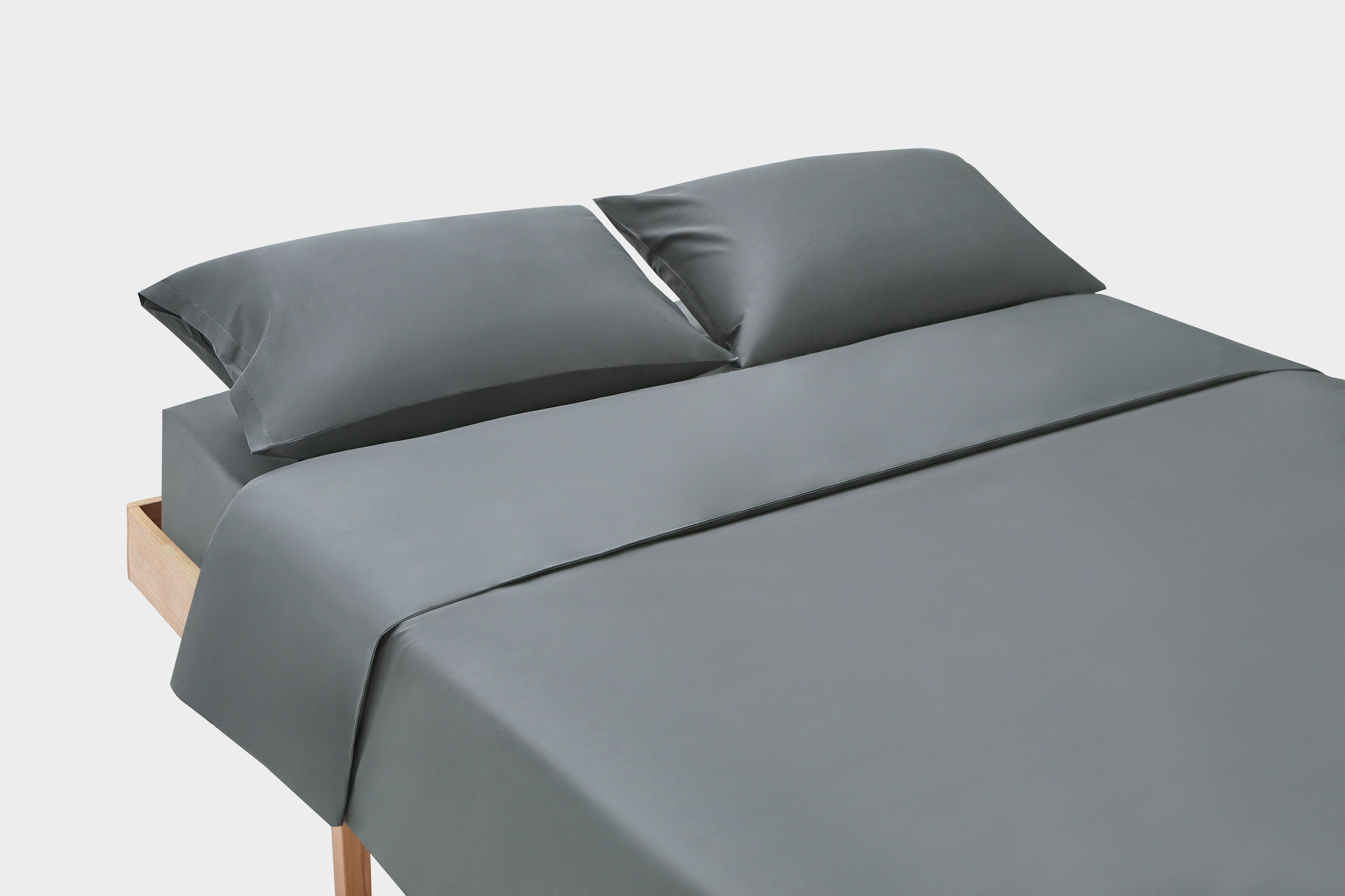 100% Organic Cotton Sheet Set, 300TC,No Fade, No Shrink